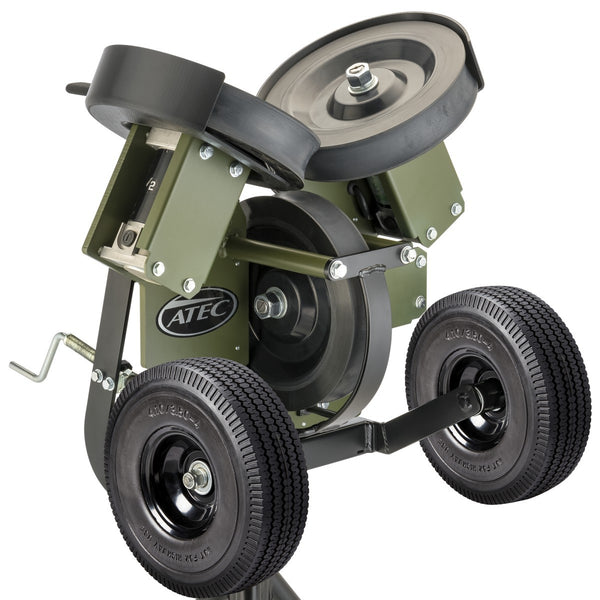 ATEC M3X Baseball Pitching Machine - On Caddypod – Apollo Sports Inc