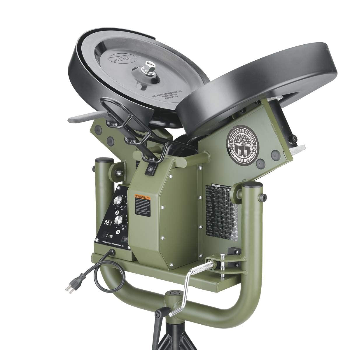 ATEC M3 Baseball Pitching Machine – Apollo Sports Inc
